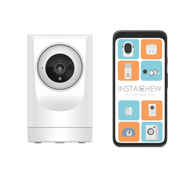 INSTACHEW Puresight 360° Wi-Fi Pet Camera, App-Enabled, Indoor Security ...