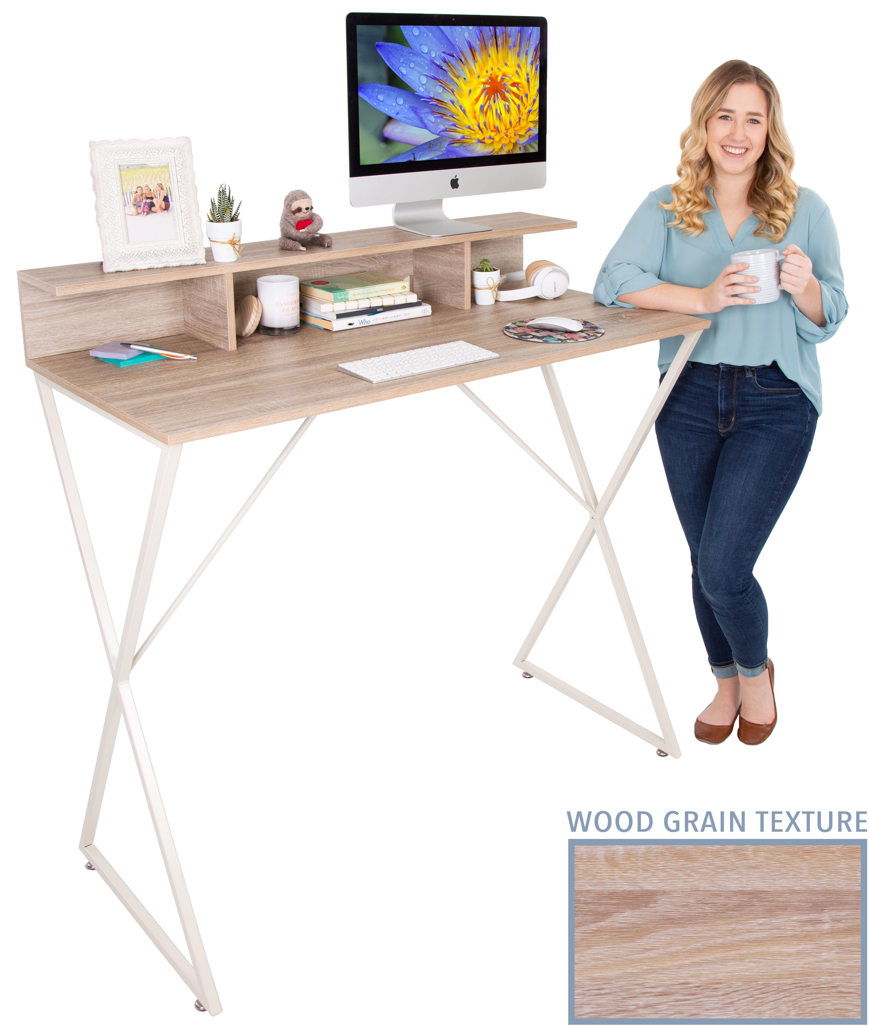 Stand Steady Joy Desk | Modern Stand Up Workstation with Storage ...