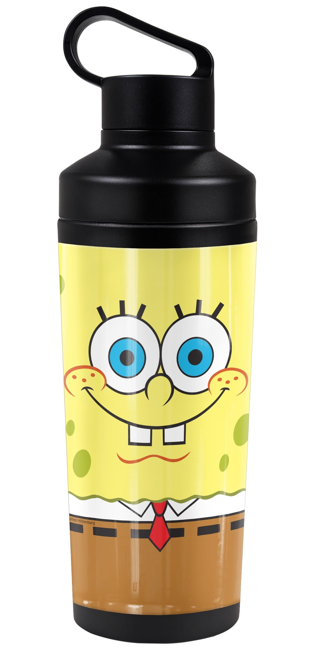 Spongebob Official Dual Face 18 oz Insulated Water Bottle, Leak ...