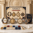 3D Beaded Patriotic DIY Kit, Detailed Tutorial Included, Make Eye ...