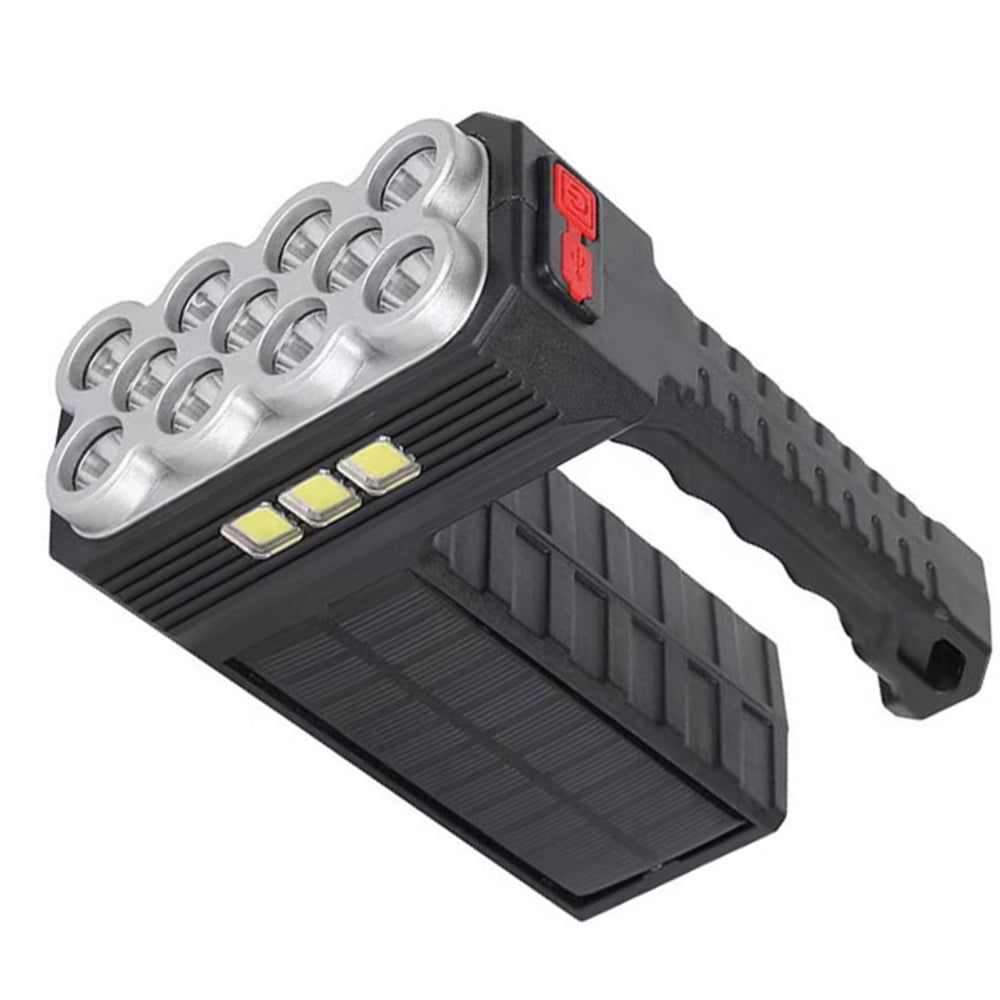 300000LM Super Bright Solar Flashlight Rechargeable Powerful Bright ...