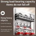 Over The Door Hooks with Storage Basket, Space Saving Over Door Hook ...