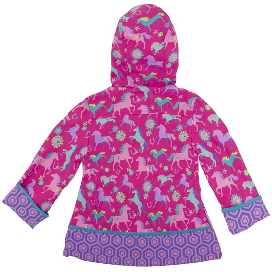 Stephen Joseph - All Over Print Raincoat, Horse - Walmart.com