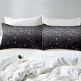Leopard Skin Bedding Set for Adult Women,Grey Black Cheetah Print ...