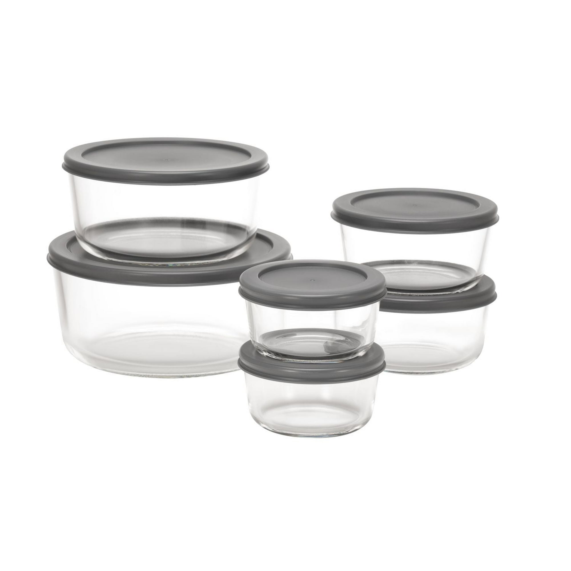 Click here for Mainstays Round Glass Food Storage Set With Pe Lid prices