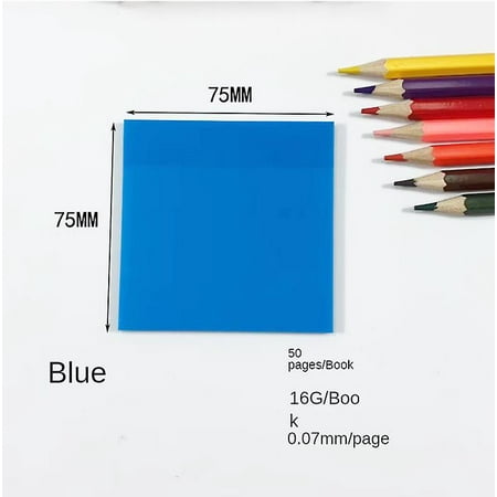 Pastel Transparent Sticky Notes, 3x3?± Clear Sticky Tabs, Translucent ...