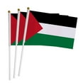 Ciwanning 10/50PCS Hand Held Mini Palestine Flags Hand Waving Palestine ...