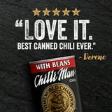 Chilli Man Homestyle Canned Chili with Beans, 15 ounce, 12 Pack, Award ...
