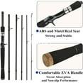 BNTTEAM Baitcasting Fishing Rod 2.1M/2.35M Super Hard Carbon Fiber EVA ...