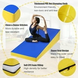 Costway Folding Incline Mat Slope Cheese Gymnastics Gym Aerobics Wedge ...