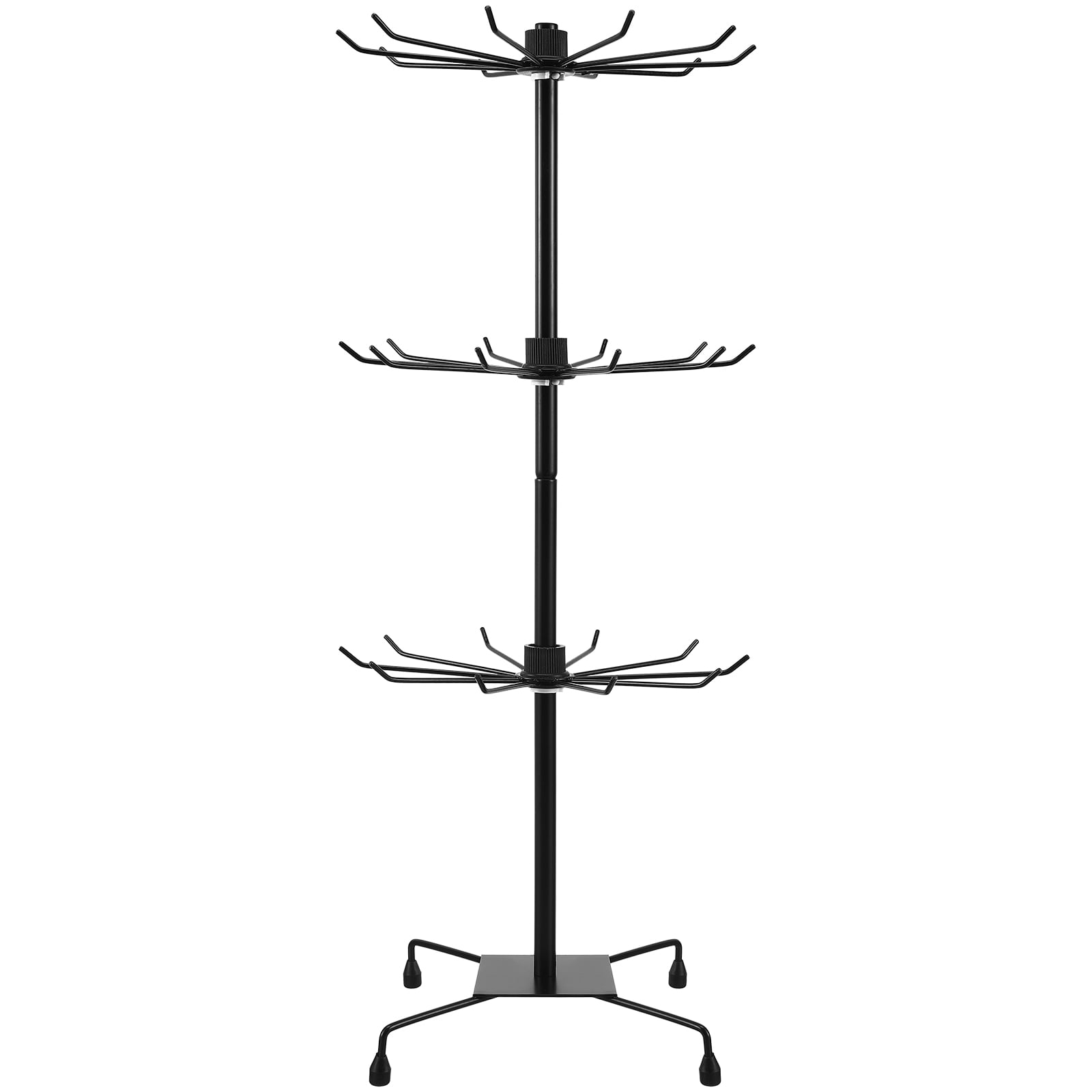 Click here for Shisuyan 1pc Metal Hat Display Stand Rotating 3-Ti... prices