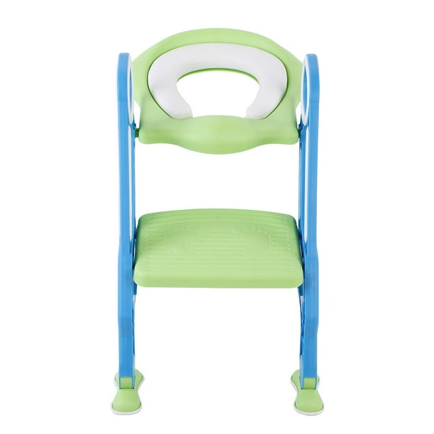 Potty Training Ladder, Foldable Blue Green Potty Training Toilet ...
