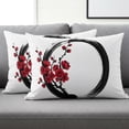 Cherry Blossom Lumbar Pillow Covers 12 x 20 Inch Pillow Covers Set of 4 ...