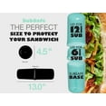 SubSafe Sub Reusable Sandwich Container - Airtight Food Storage - Black ...