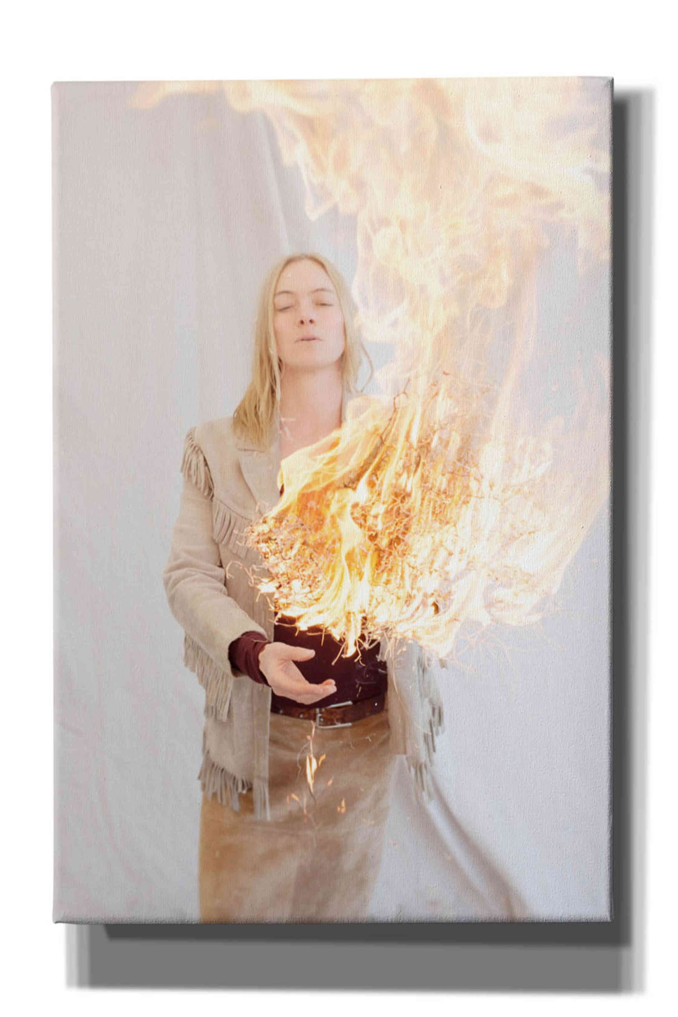 Epic Graffiti 'The Presence of Fire' by Elena Ray, Canvas Wall Art, 12 ...
