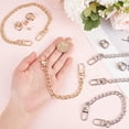 6Pcs 6 Style Iron Curb Chain Purse Strap Extenders with 12 Sets Alloy D ...