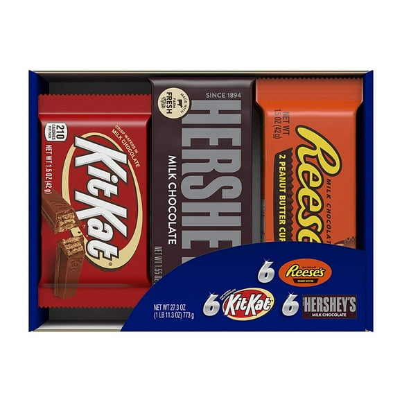 Candy Bars Variety Pack Full Size