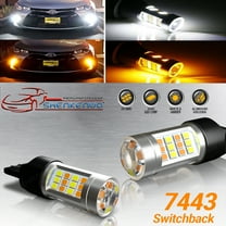 For 2011 2012 2013 Honda Civic Turn Signal Light 7440 7443 Switchback ...