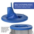 Master Elite 1-Gallon Paint Can Lid Cover with Built-in Plastic Pourer ...