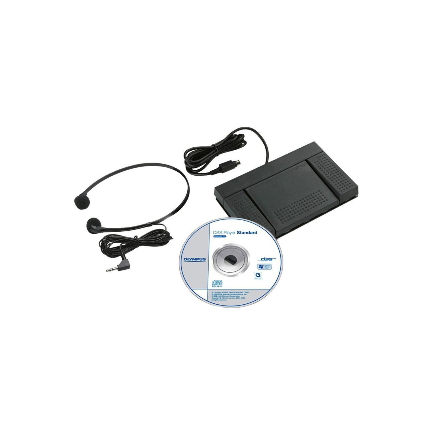 Olympus AS-2400 Audio Transcription Kit - Walmart.com