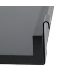 SSWBasics Black Melamine Shelf Kit - 11½”D X 24”L - Sturdy Display ...