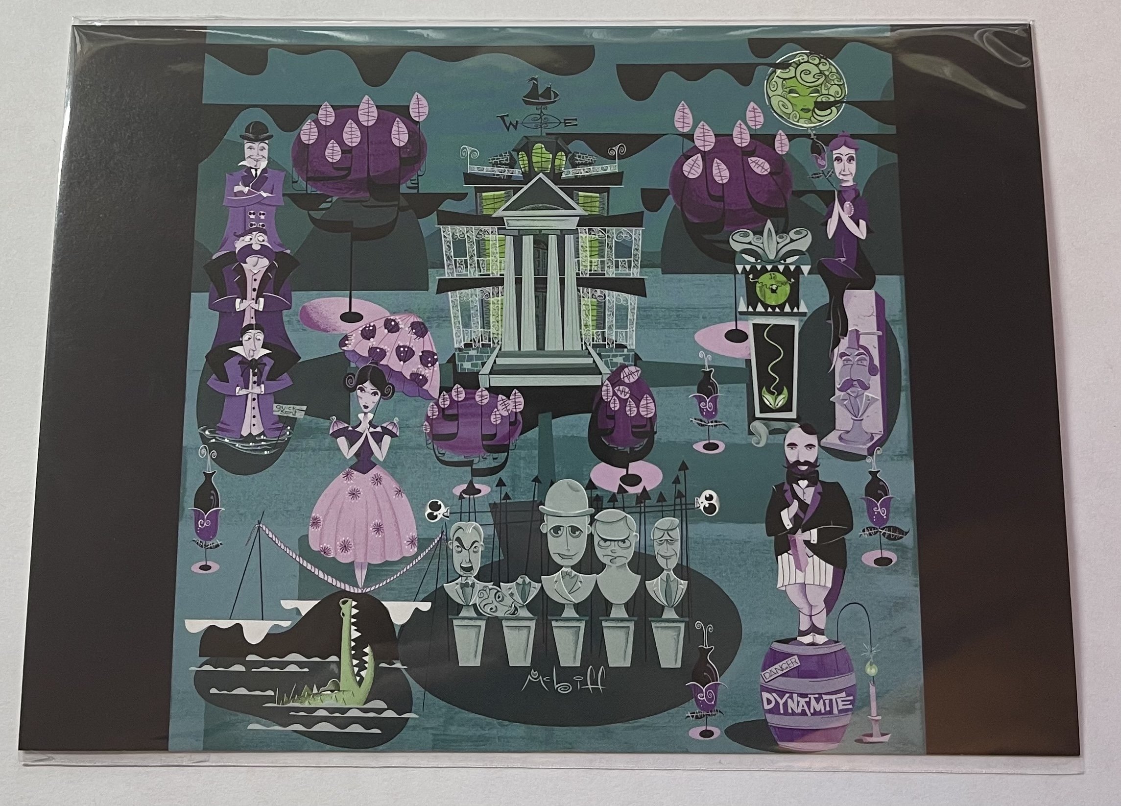Disney Artist 1313 Grim Harbor by Mcbiff Postcard Wonderground Gallery ...