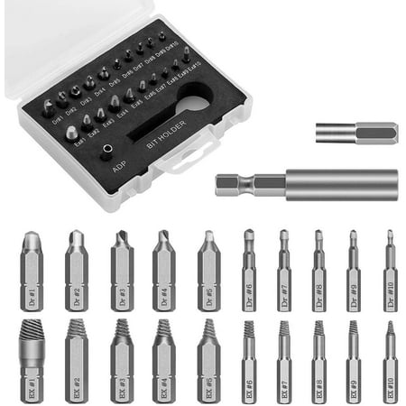 Screw Extractor, (2021 Upgraded Version) Damaged Screw Extractor Set ...