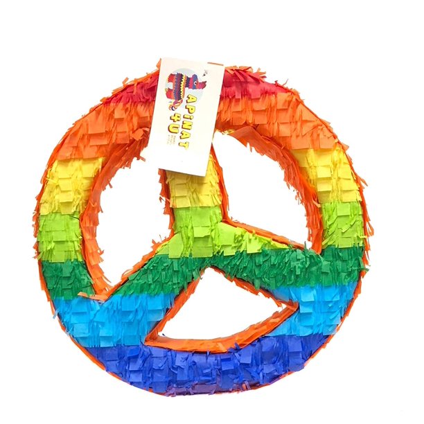 APINATA4U Rainbow Peace Sign Pinata - Walmart.com - Walmart.com