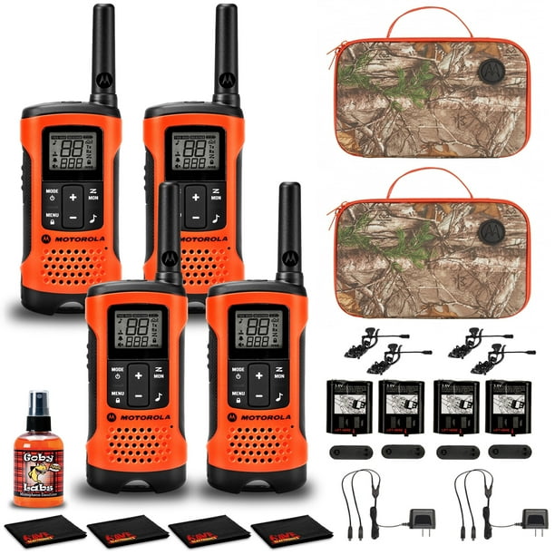 2 Radios Bidireccionales Motorola Talkabout T265 (Naranja, Pack de 2 ...