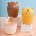 Mini Countertop Trash Can, Adorable Looking Flip Top Lid Trash Bin for ...