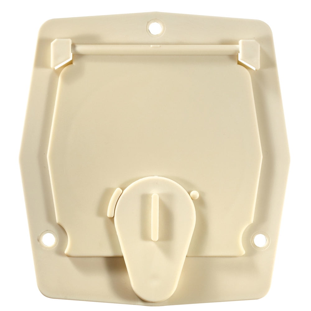 RV Designer B142 Basic Cable Hatch - Flat Sided, Colonial White ...