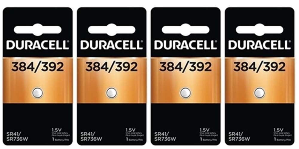 Duracell 384/392 - 2 pack - 4 packs - 8 total batteries - Walmart.com