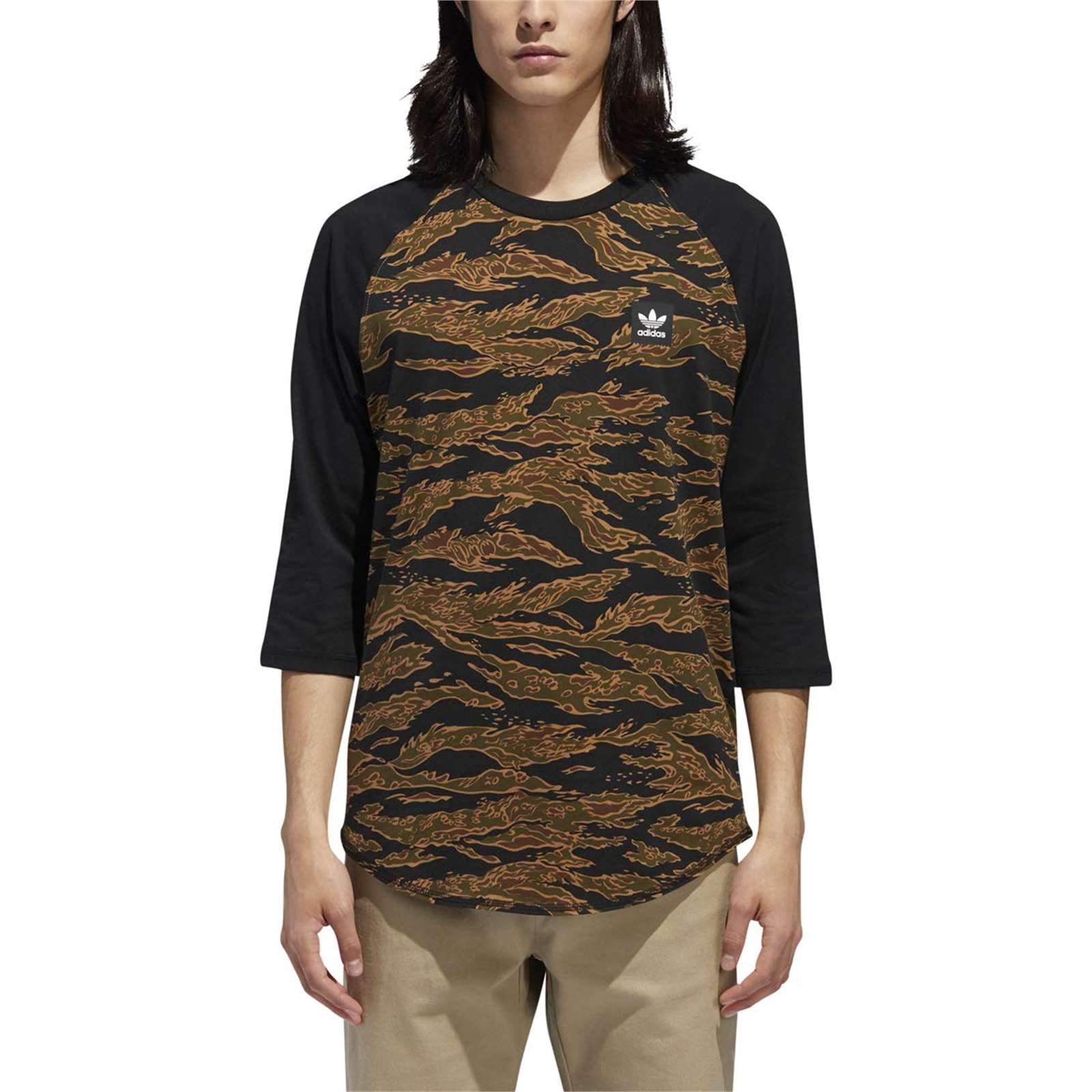 Adidas Men Camouflage Raglan Tee - Walmart.com