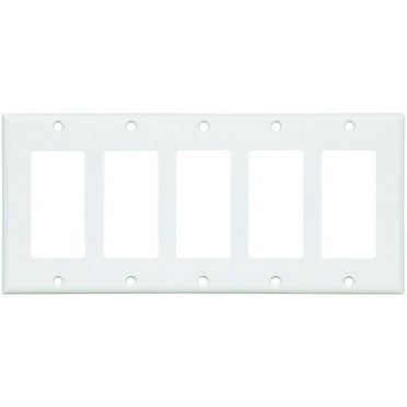 Cooper 2157V Ivory Two Gang Combination Wall Plate, 1-Decorator and 1 ...