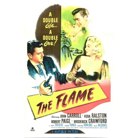 The Flame Us Poster Top From Left: Vera Ralston Robert Paige Middle ...