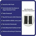 RKZDSR Solar-Powered Pool Ionizer Purifier - 450g Copper Anode Swimming ...