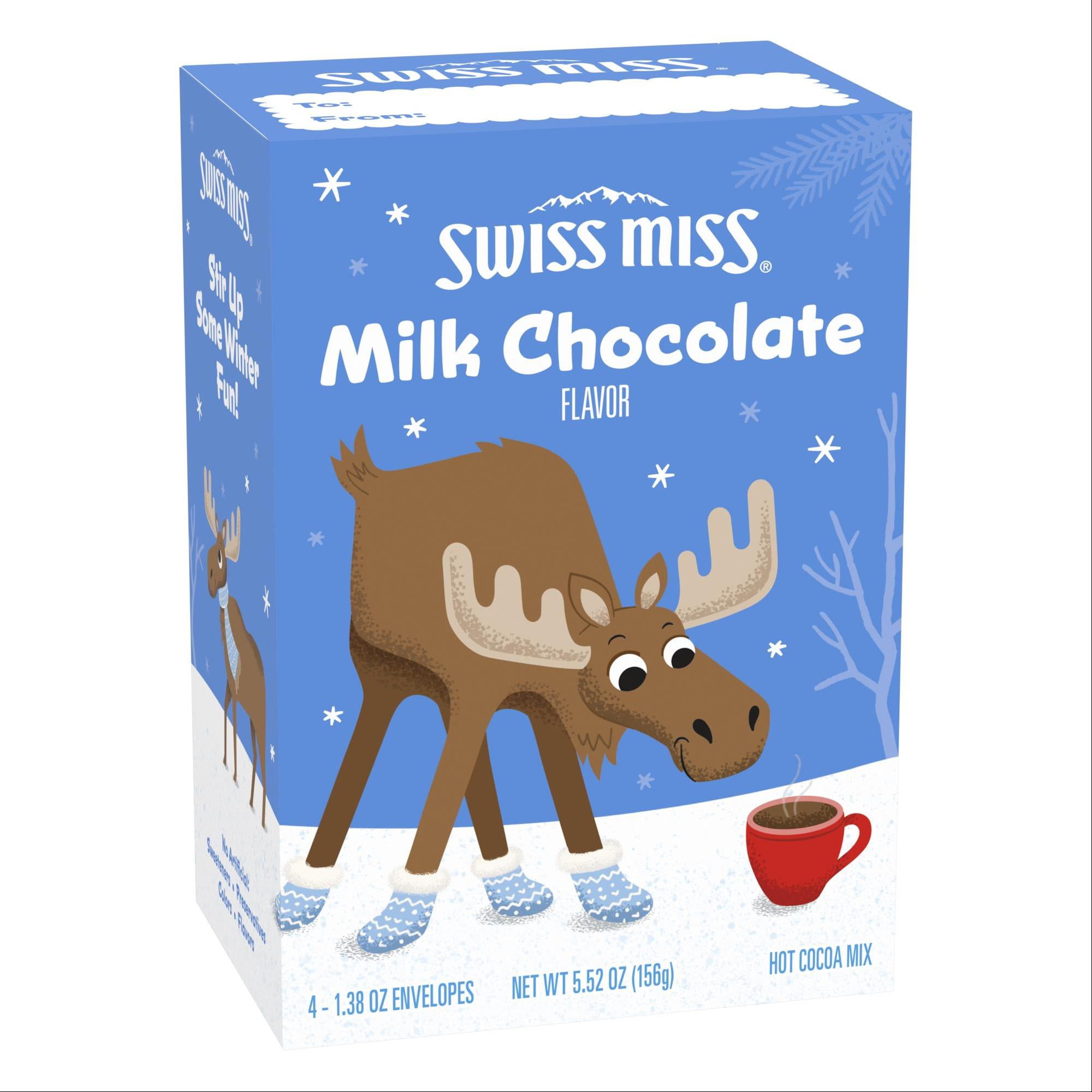 Swiss Miss Hot Cocoa Gift Pack, Assorted Flavors and Designs, Four 5.52 ...