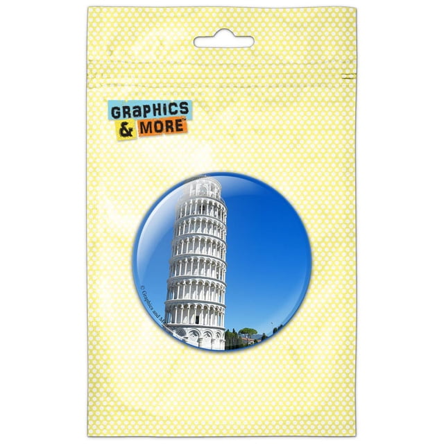 Leaning Tower of Pisa Italy Refrigerator Button Magnet - Walmart.com