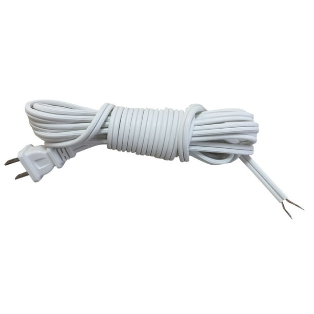 Royal Designs, Inc. Lamp Cord with Molded Plug, Stripped Ends Ready for ...