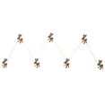 Northlight Battery Operated Reindeer Christmas Light Set - Warm White ...