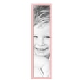 ArtToFrames 12" x 50" Pink Picture Frame, 12x50 inch Pink Wood Poster ...