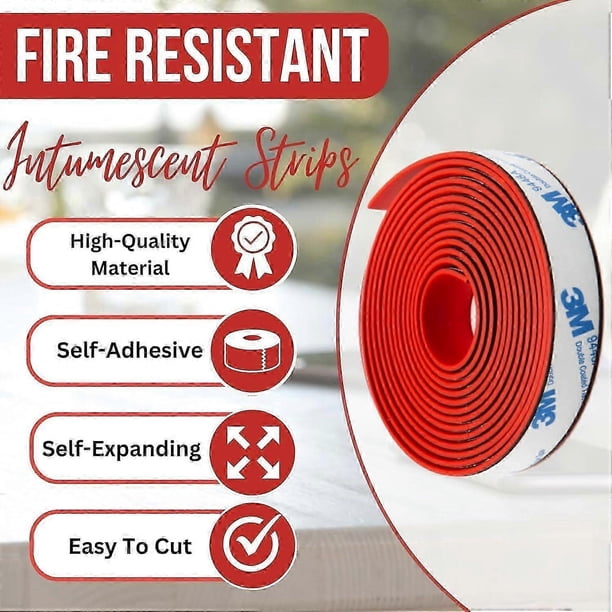 2025 Latest Model Intumescent Smoke Seal Tape Elastic Intumescent Fire ...