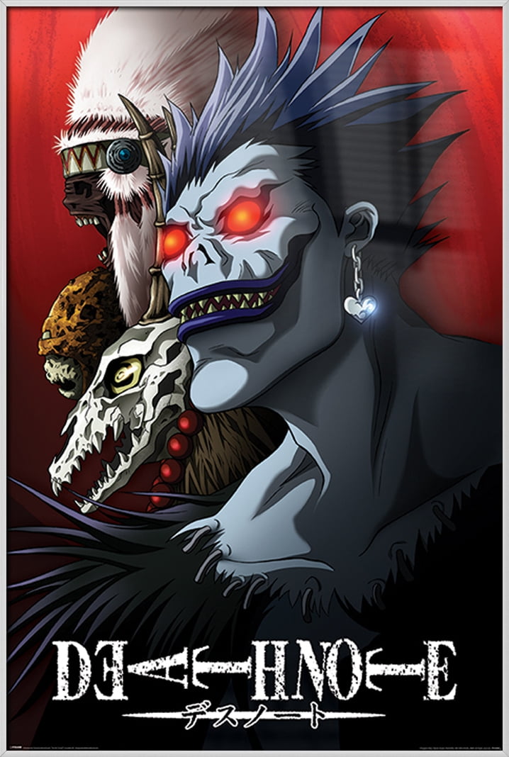 Death Note - Framed Manga/Anime TV Show Poster Poster (Shinigami) (Size ...