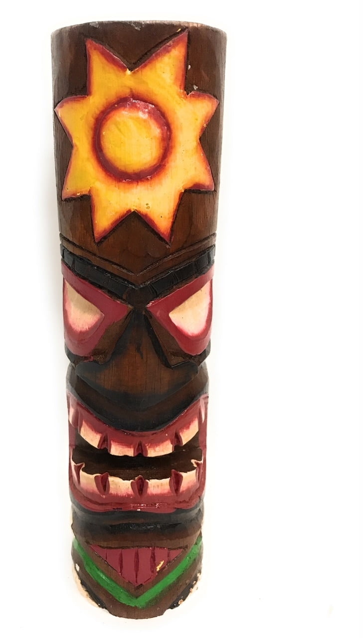 Art Objects Hand Carved Big Chief Tiki Totem 6 #dpt5330f Sculpture Art ...