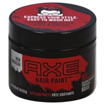 AXE Hair Paint Temporary Color Styling Paste Red 2.3 oz - Walmart.com