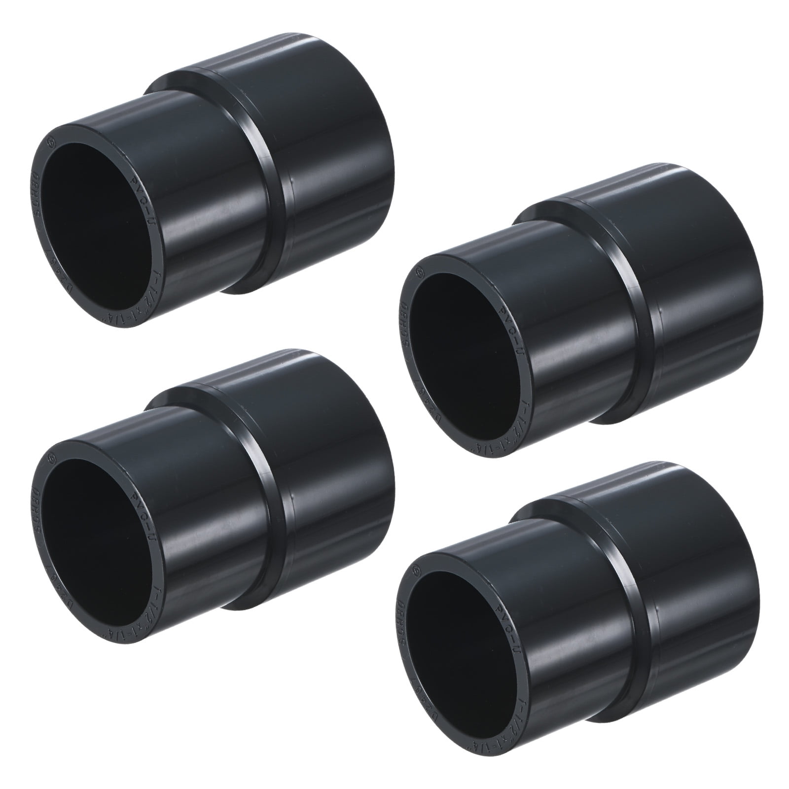 Uxcell 4-Pack Conector de Reducción de Tubo, Acoplamiento Reductor ...