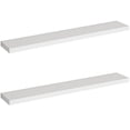 Ballucci 48" Floating Shelves, 2-Pack Wood Wall Shelf Set with ...