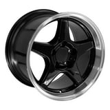 17x11/17x9.5 Wheels Fit Corvette, Camaro - ZR1 Style Black Rims ...