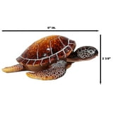 Nautical Ocean Red Giant Sea Turtle Swimming Bobblehead Figurine ...