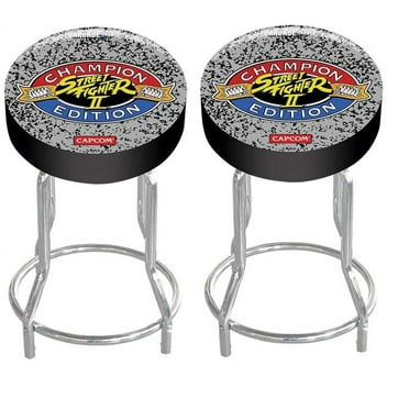 Space Invaders 21.5" to 29.5" Adjustable Retro Arcade Stool, Arcade1Up ...
